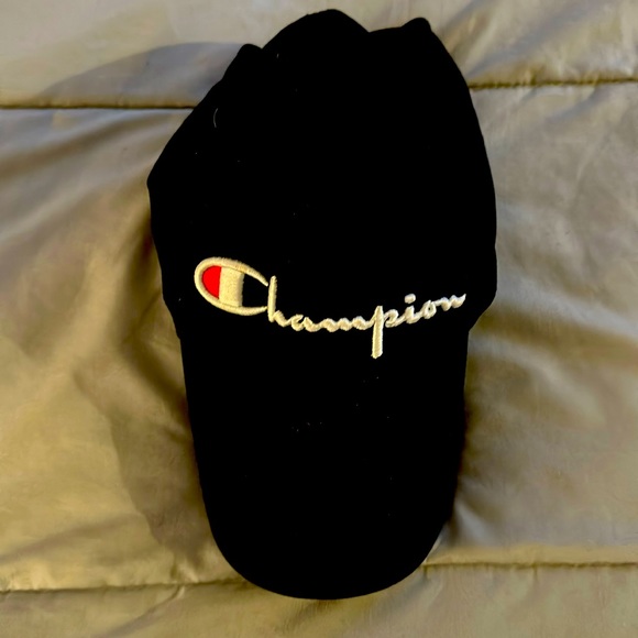 Champion | Accessories | Champion Baseball Cap Never Worn Black With A ...